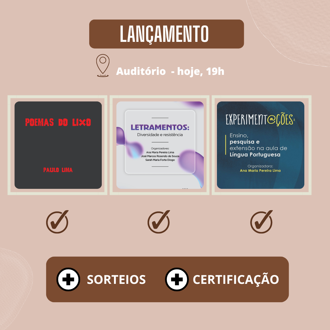 [CONVITE] SARAU – Faculdade de Filosofia Dom Aureliano Matos