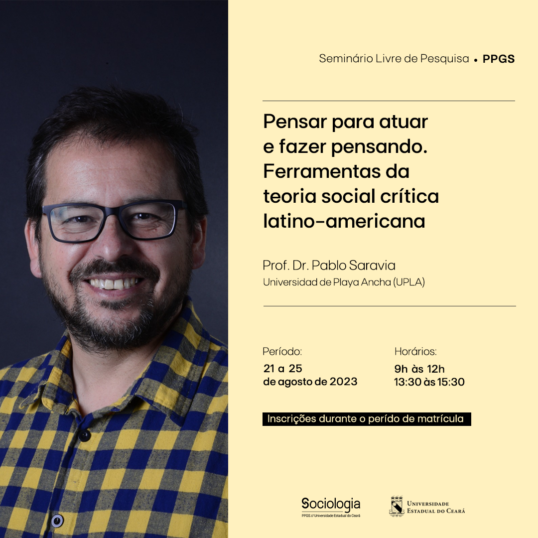 PPGS ofertará disciplina com professor chileno Pablo Saravia – Programa ...