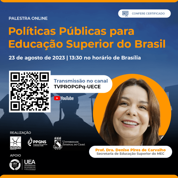 O PPGNS realizará aula pública, via canal Youtube da TVPROPGPq UECE ...