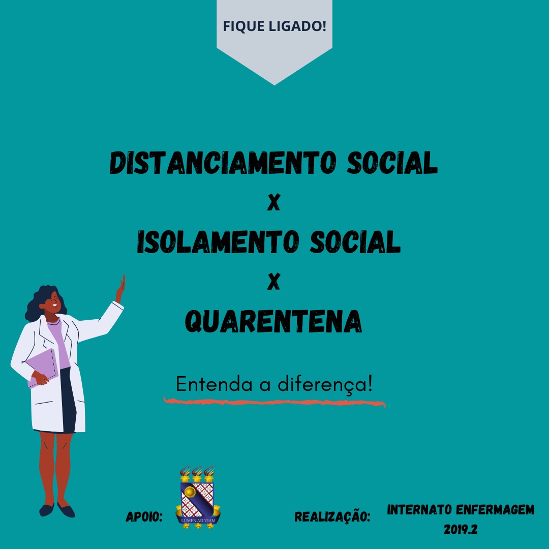 Uece contra o coronavírus: distanciamento social, isolamento social ou ...