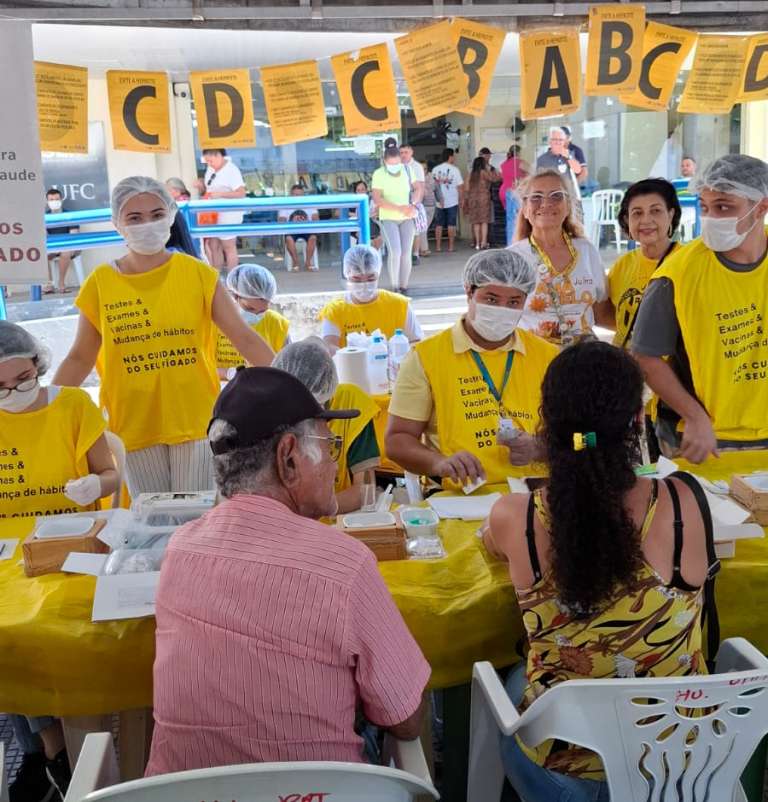 Liga Acadêmica da Uece participa de ação social para testagem de ...